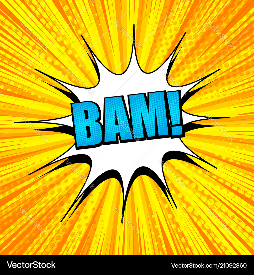 Comic book light concept Royalty Free Vector Image