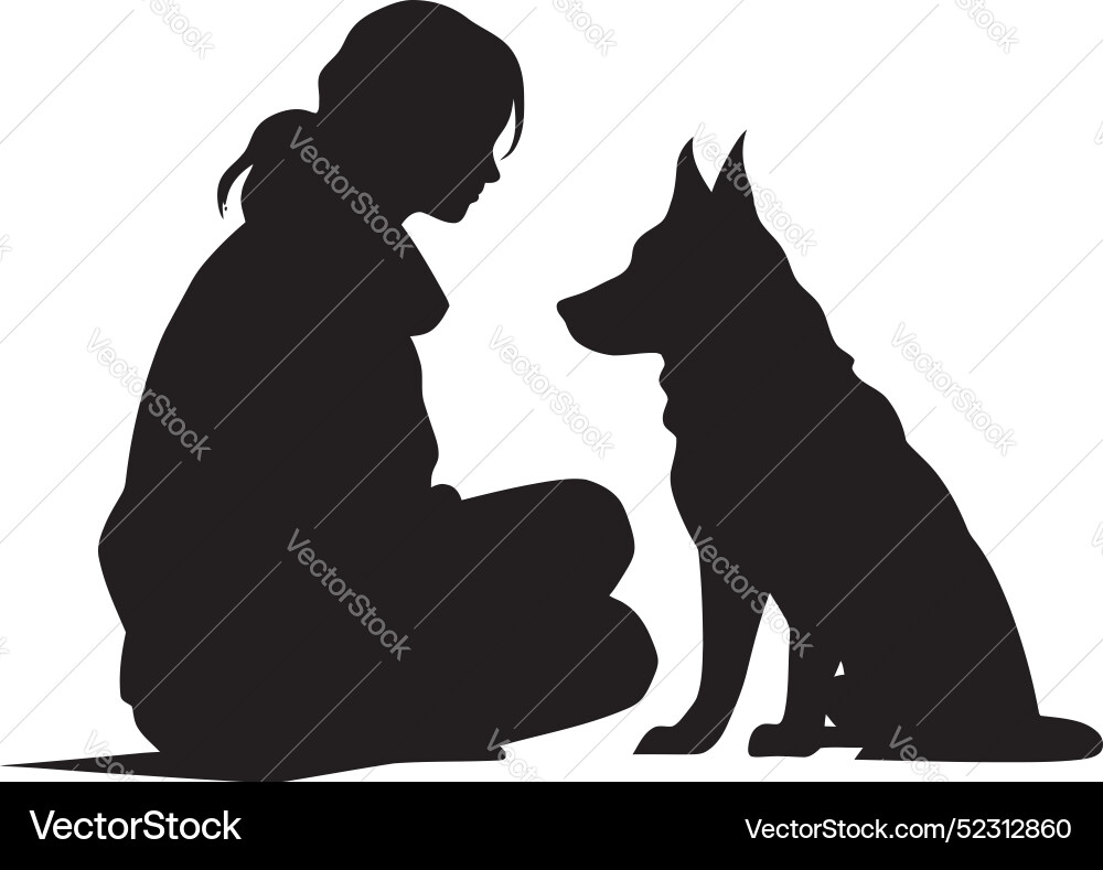 Pawsitively stylish design for dog and human Vector Image