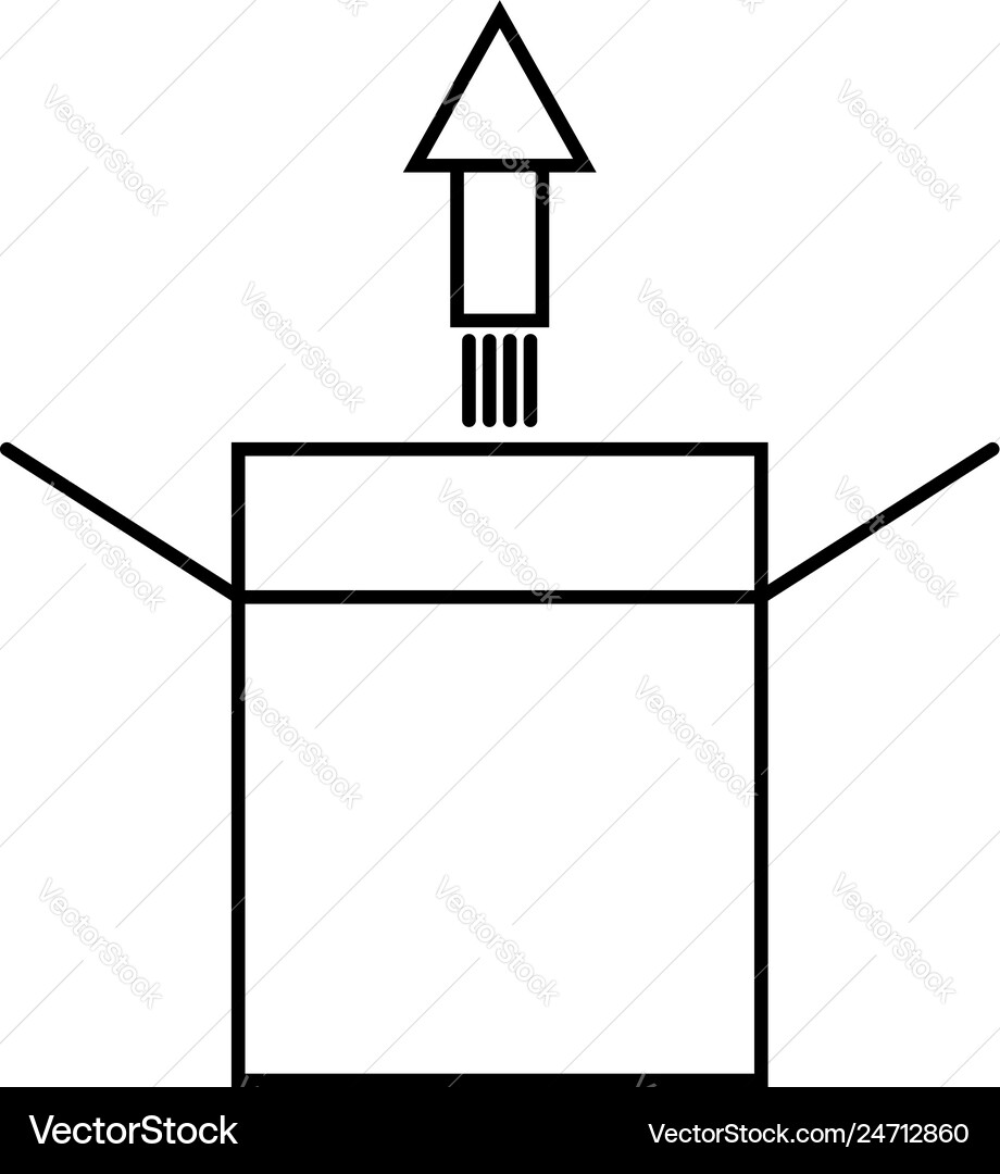 Product release icon Royalty Free Vector Image