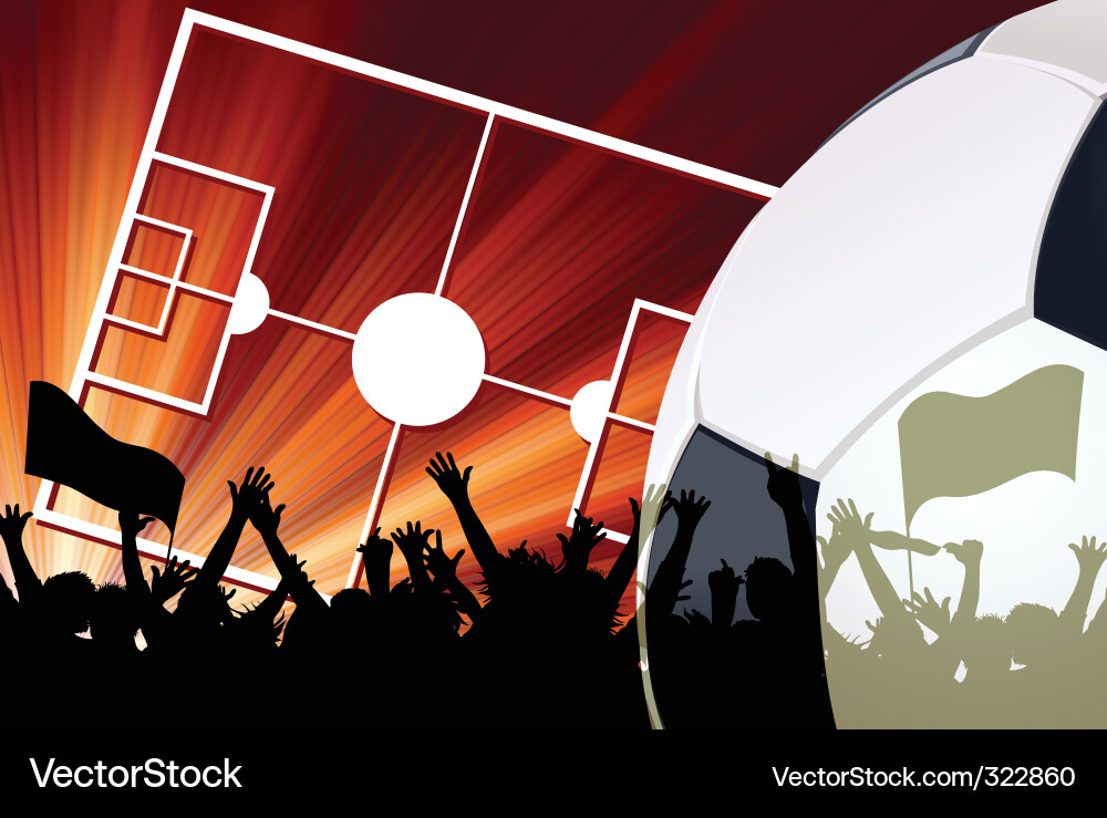 Soccer poster Royalty Free Vector Image - VectorStock