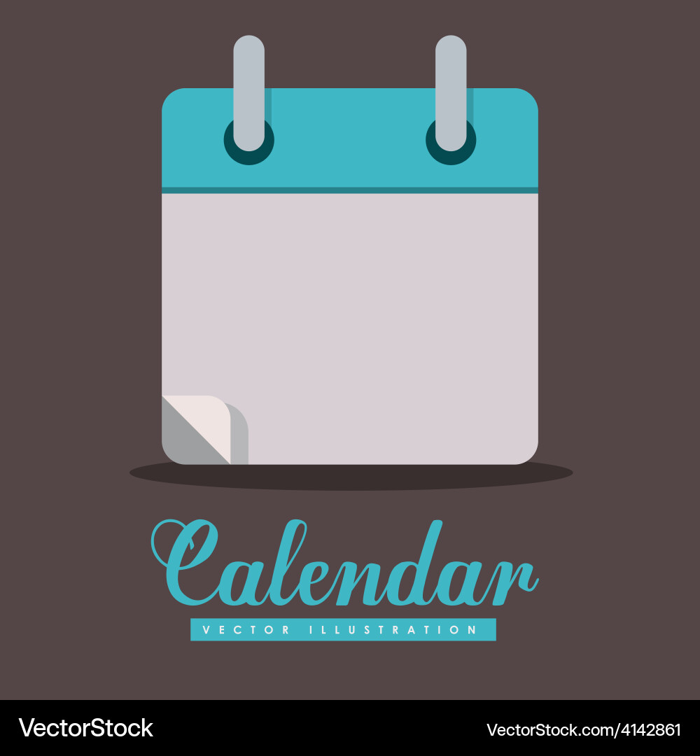 Calendar design Royalty Free Vector Image - VectorStock