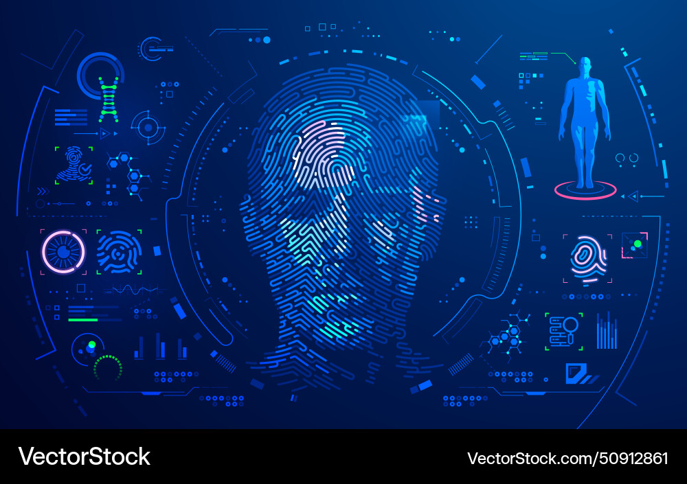 Digitalforensic Royalty Free Vector Image - VectorStock