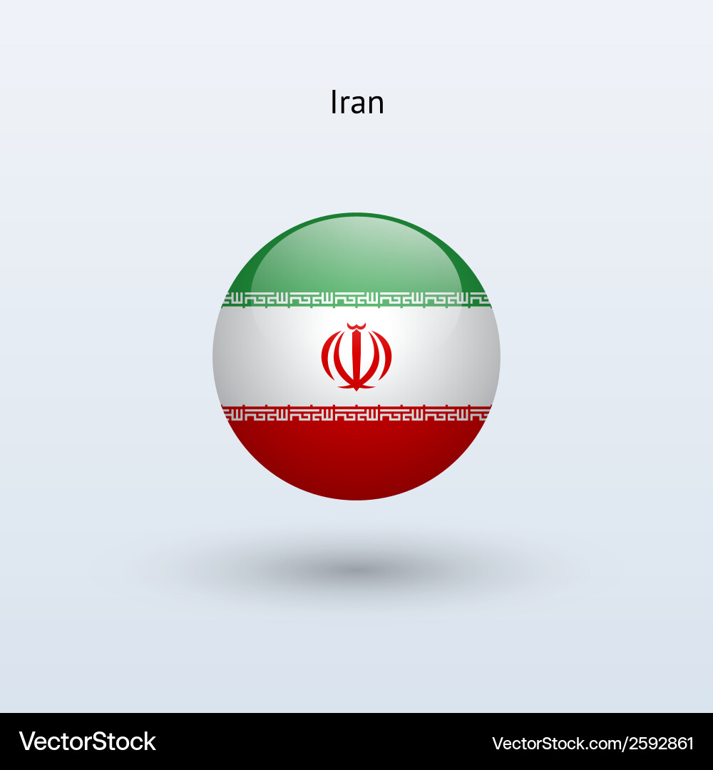 Iran Flag Round Vector Images (over 250)