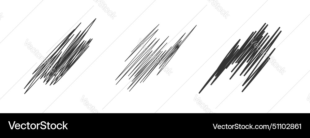 Scratch or pencil hatching element graphic pen Vector Image