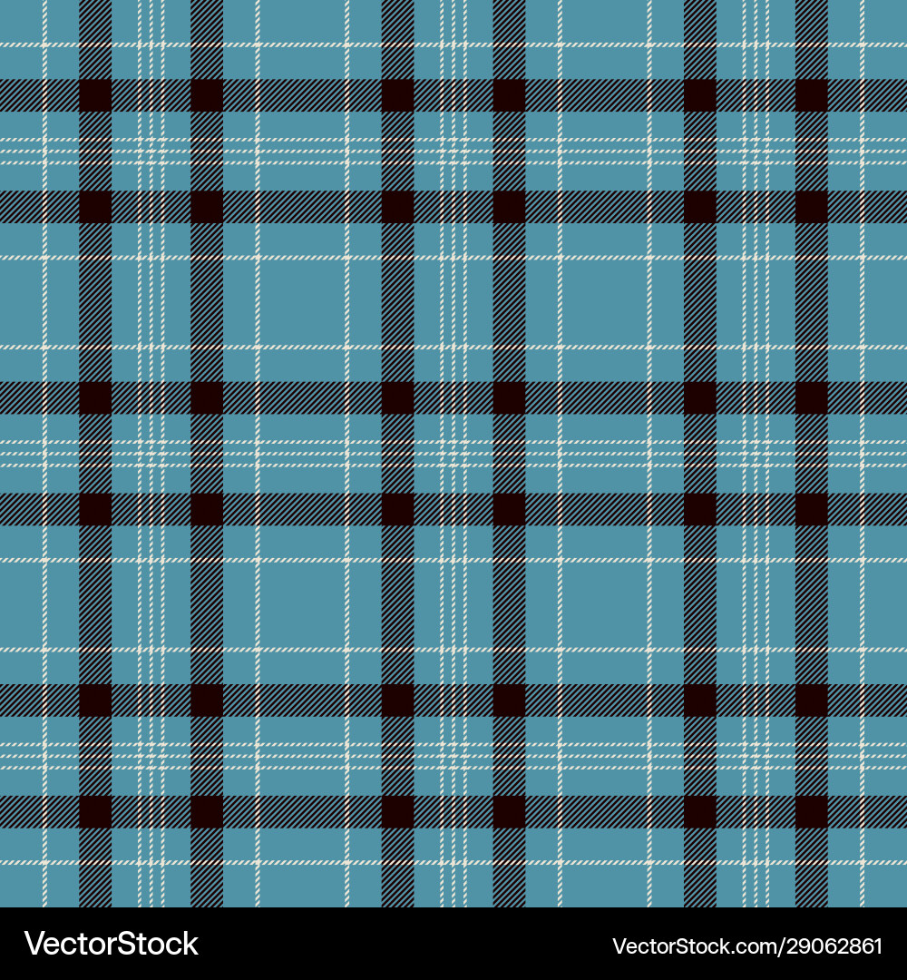 Tartan seamless pattern background black blue Vector Image