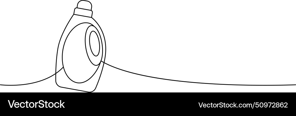 Bottle with detergent liquid toilet cleaner one Vector Image