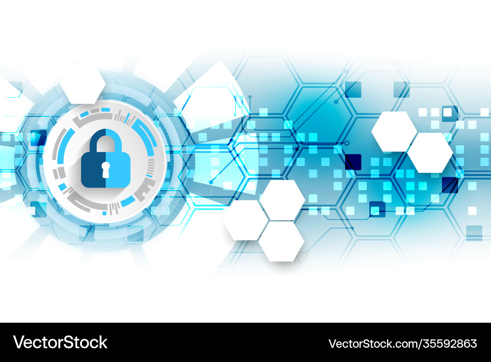 Schutzkonzept Schutzmechanismus System Lizenzfreier Vektor