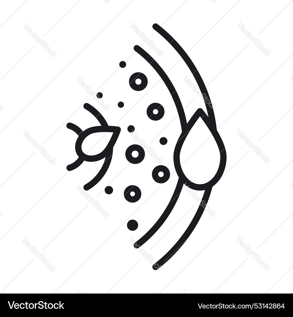 Blood vessel icon symbol on white background Vector Image