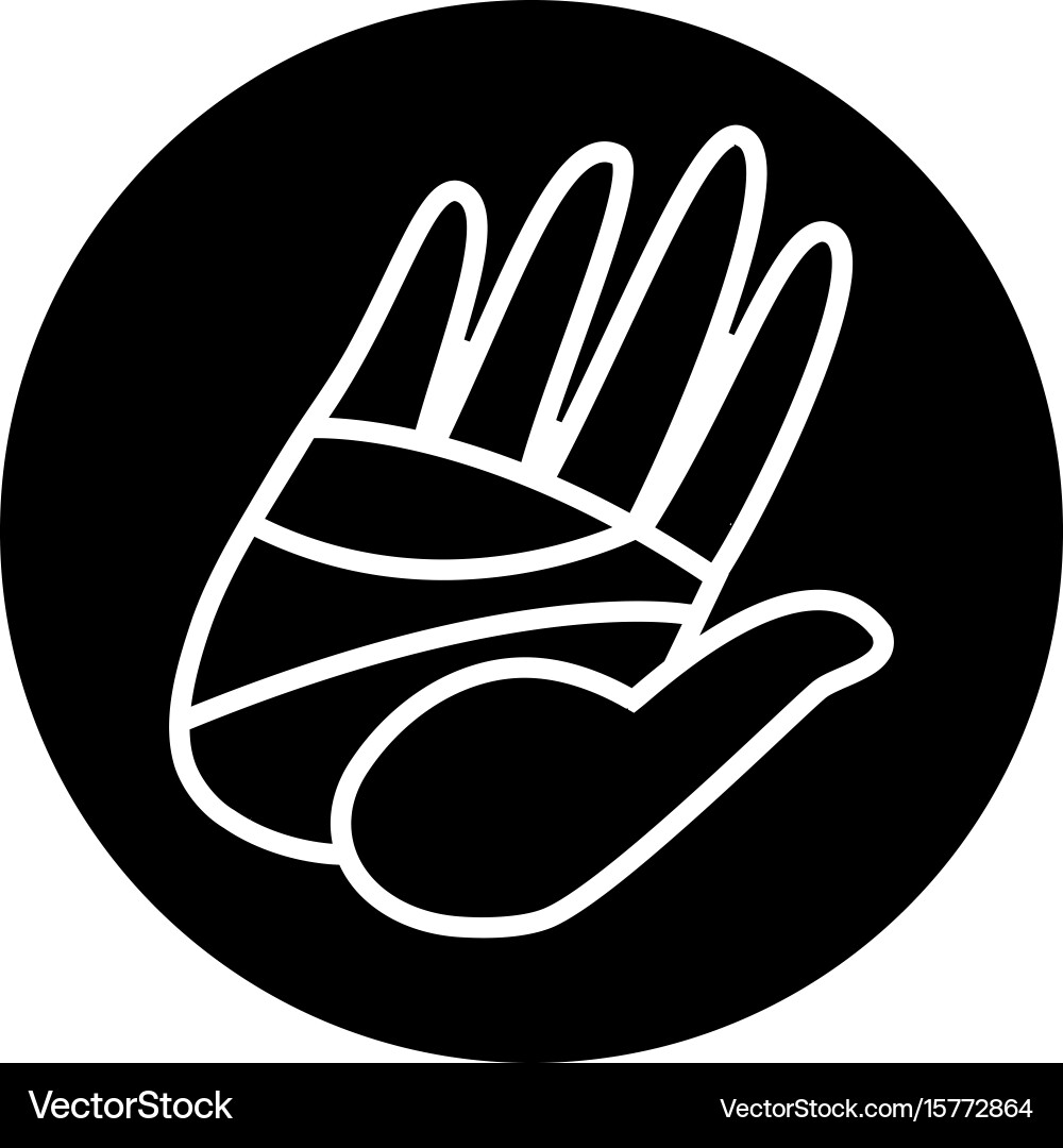 Cartoon hand high five Royalty Free Vector Image