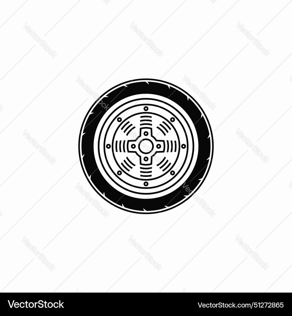 Car wheel icon Royalty Free Vector Image - VectorStock