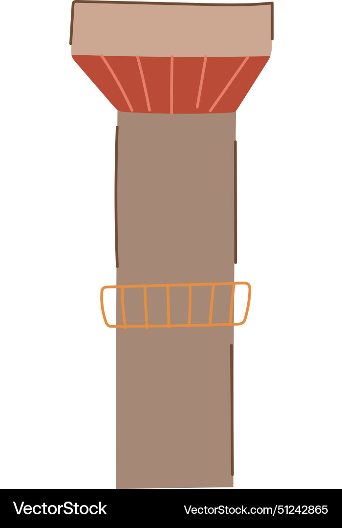 Reserve water tower cartoon Royalty Free Vector Image