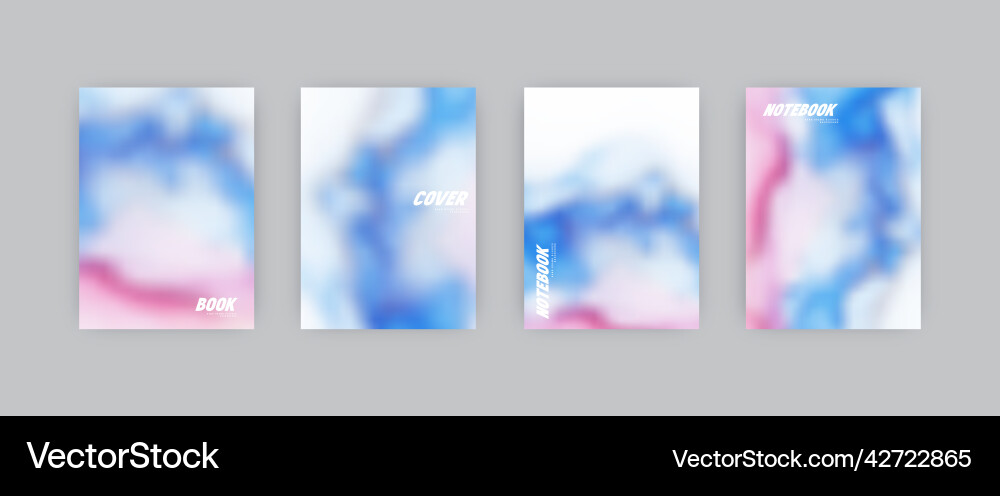 Set of cover templates Royalty Free Vector Image