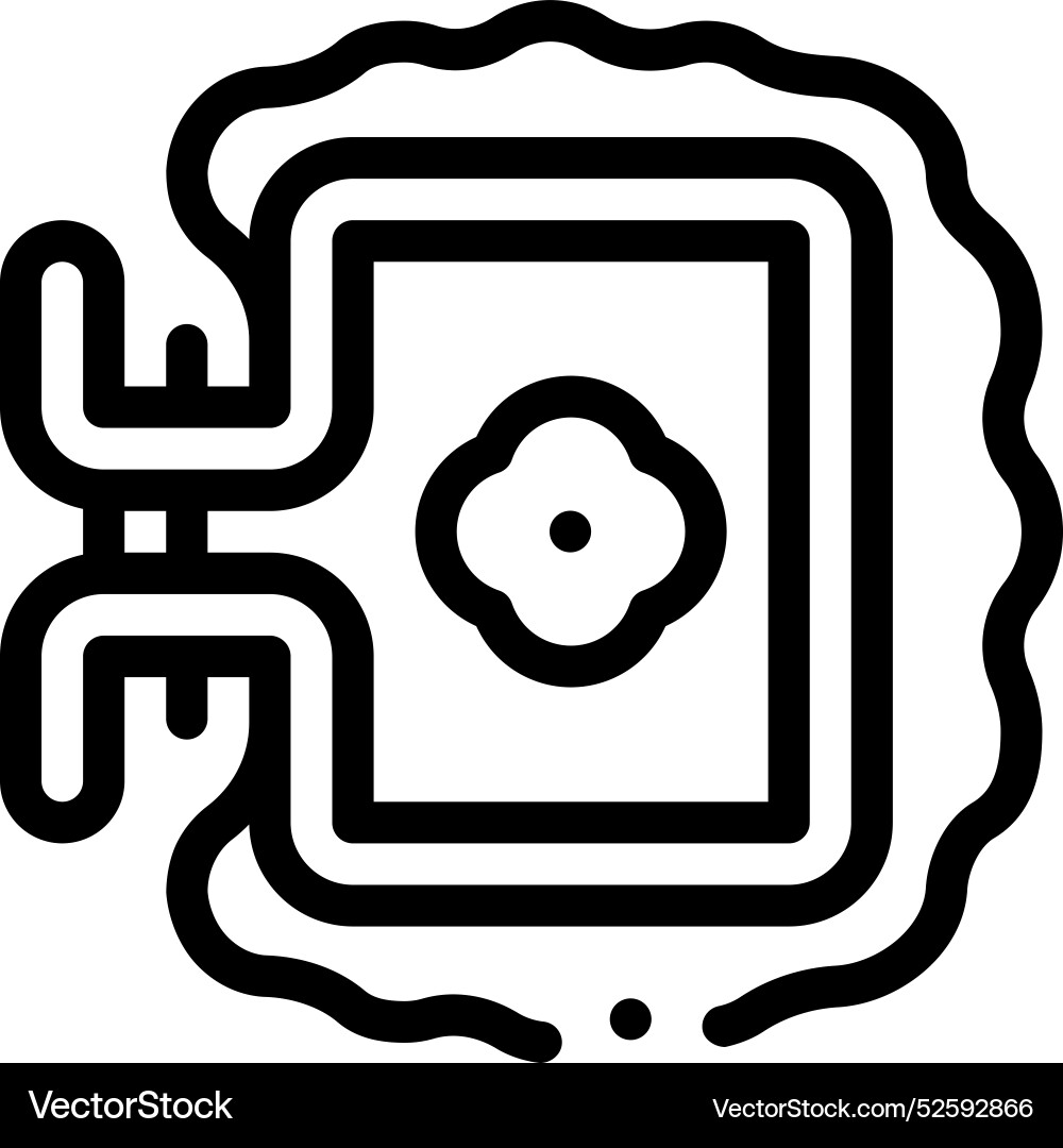 Craft icon thin linear style design isolated Vector Image