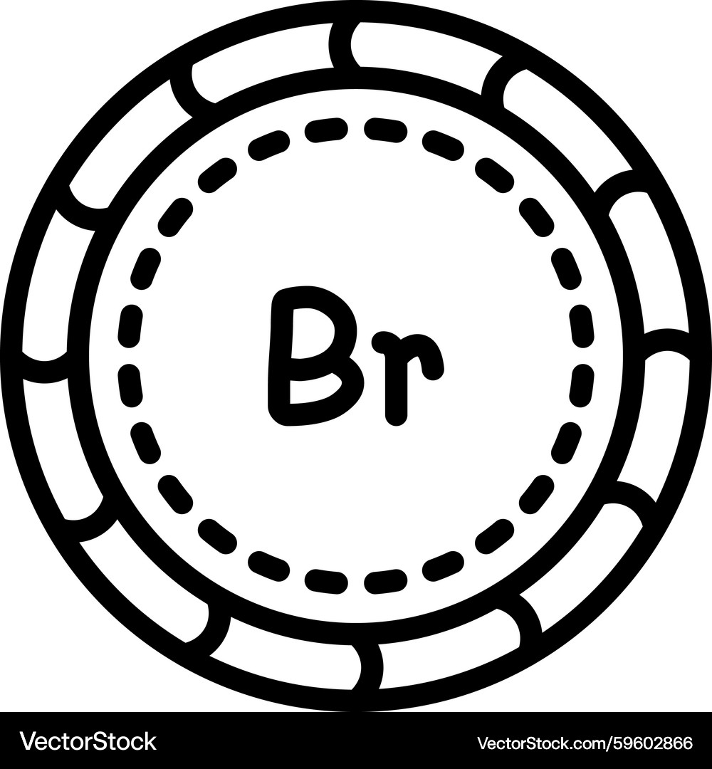 Ethiopian Birr Coin Icon – Royalty-Free Vector | VectorStock