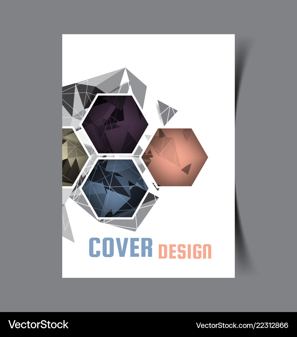 Modern Cover Template Royalty Free Vector Image