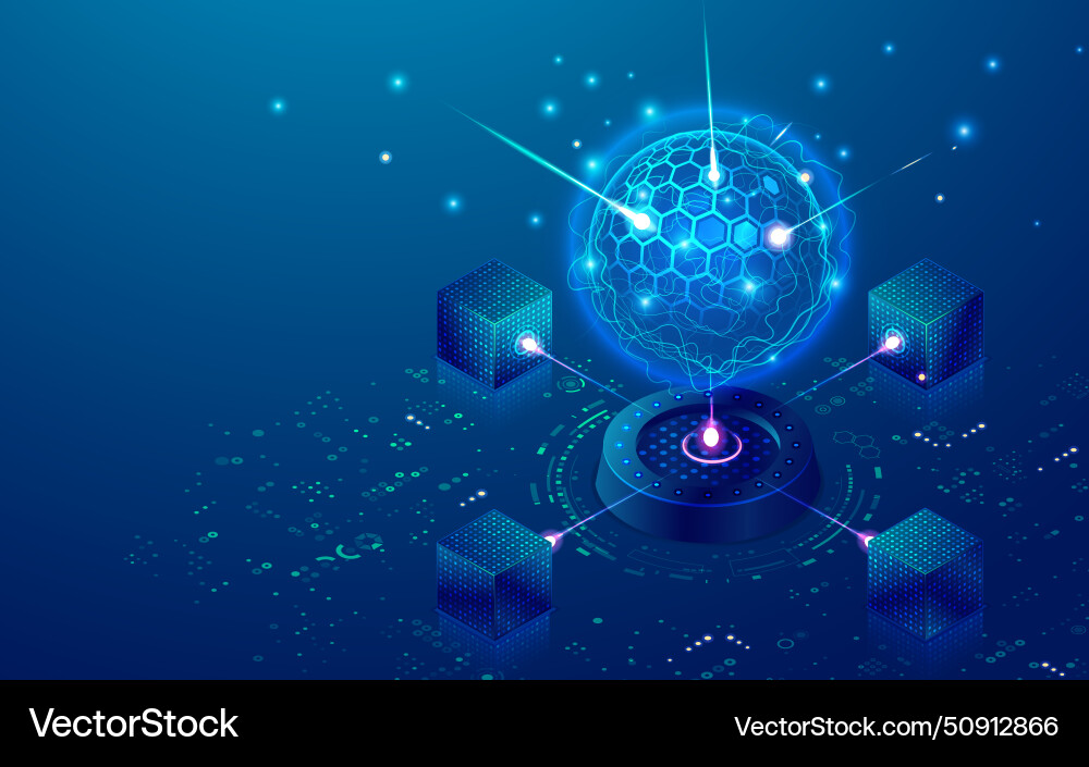 Quantumtech Royalty Free Vector Image - VectorStock