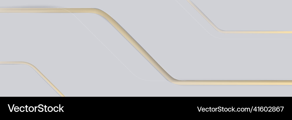 Abstract white and gold luxury background circuit Vector Image