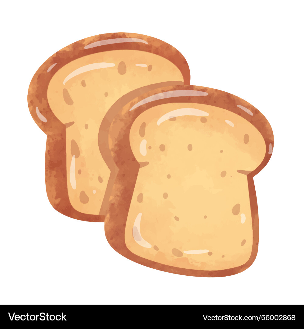 Bread clip art Royalty Free Vector Image - VectorStock