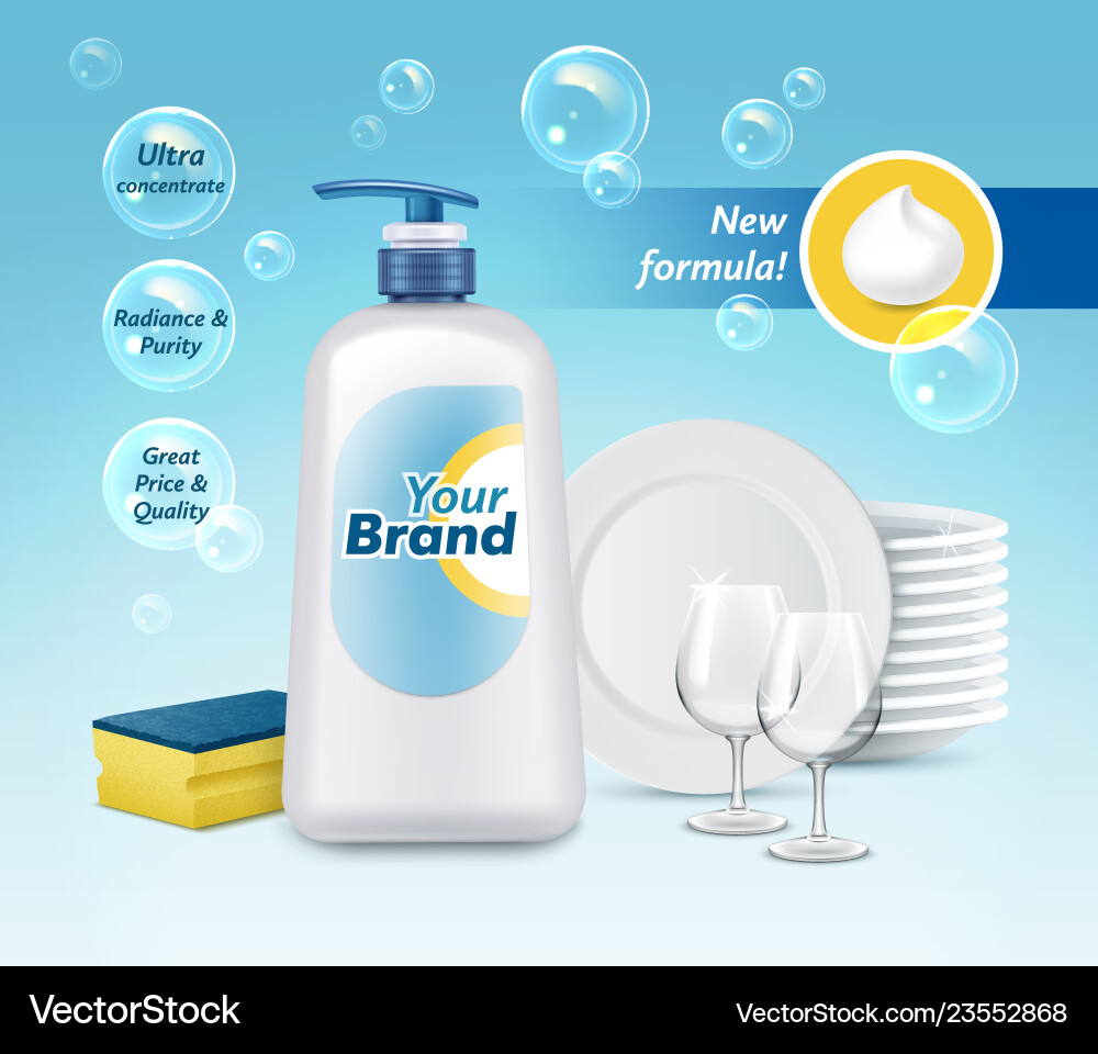 Dishwashing Labels Liquid Label Vector Images (over 1,400)