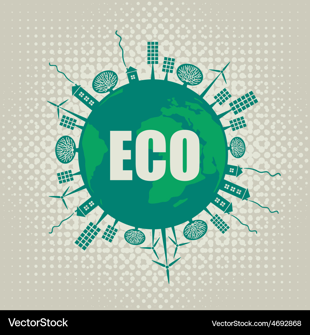 Eco Royalty Free Vector Image - VectorStock