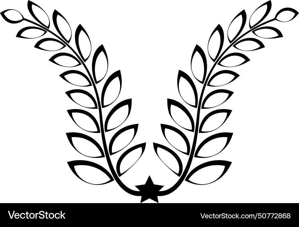 Floral decoration icon design template isolated Vector Image