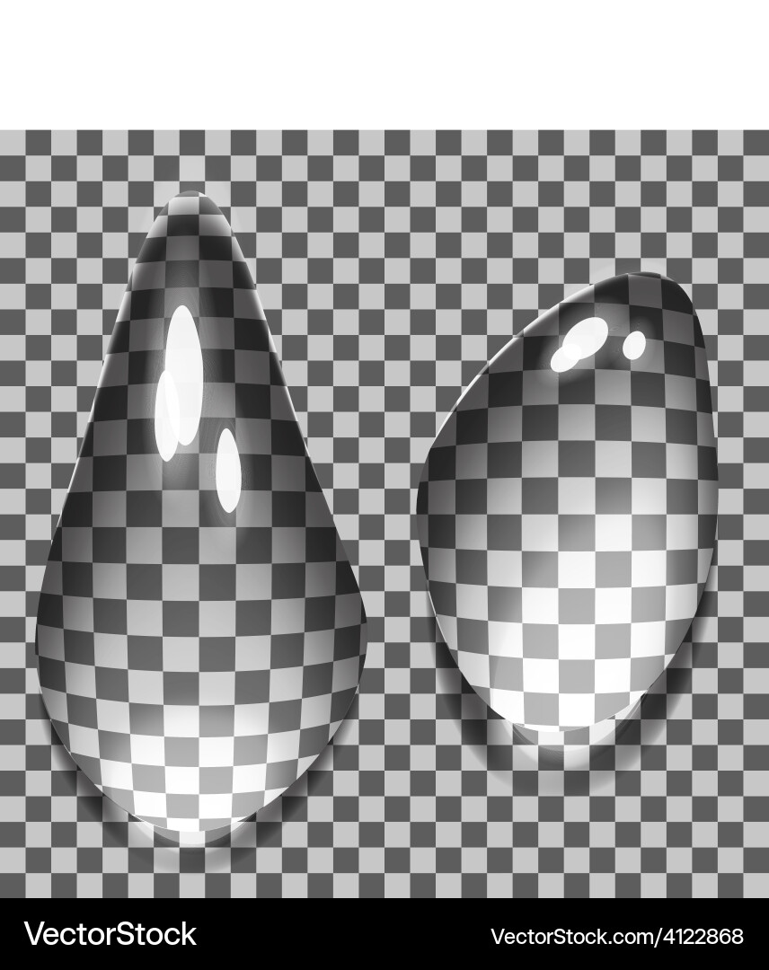 Set of transparent bubbles Royalty Free Vector Image