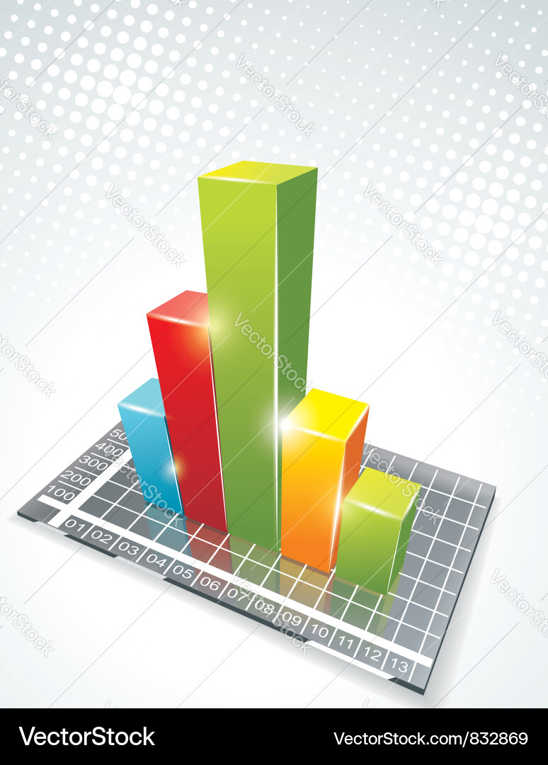 Bar graph Royalty Free Vector Image - VectorStock