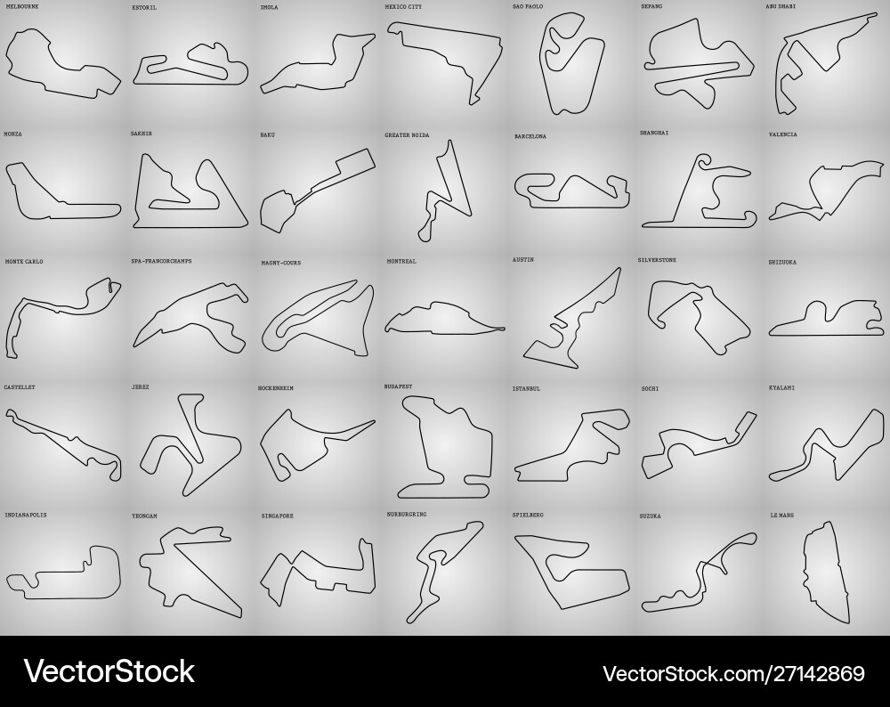 Silverstone Vector Images (48)