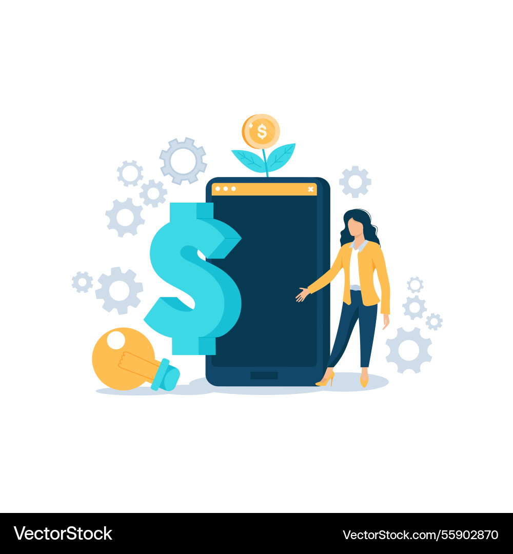 Finance growth Royalty Free Vector Image - VectorStock