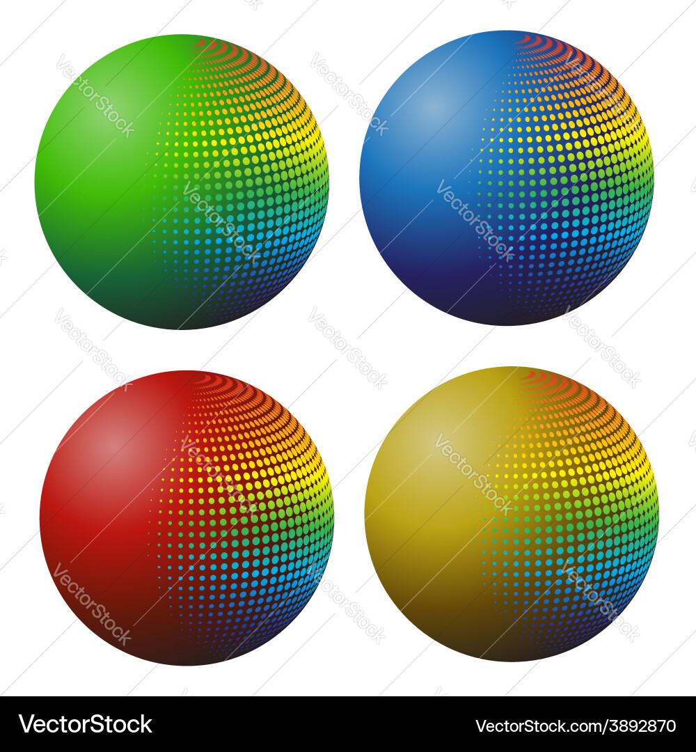 Spheres Royalty Free Vector Image - VectorStock