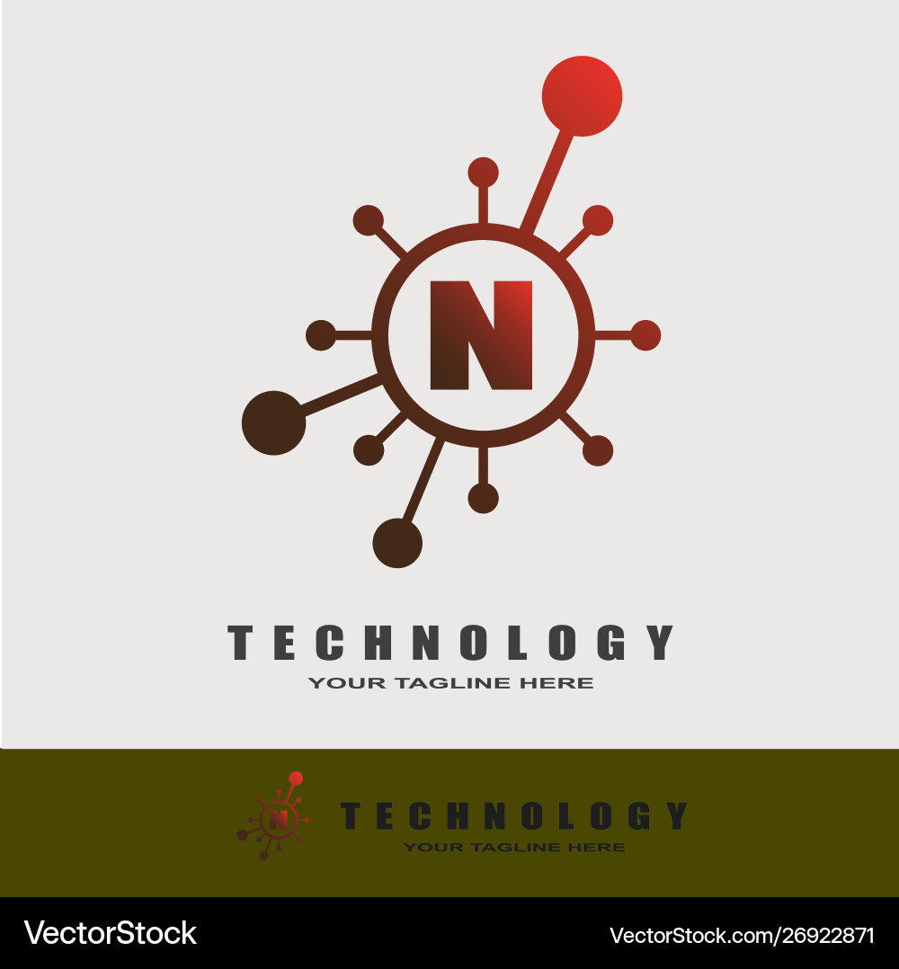 Future technology logos Royalty Free Vector Image