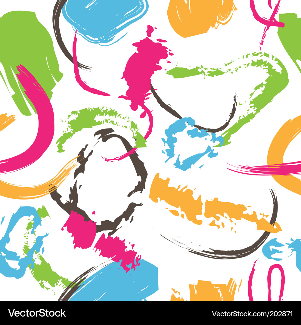 Splatter paint pattern Royalty Free Vector Image