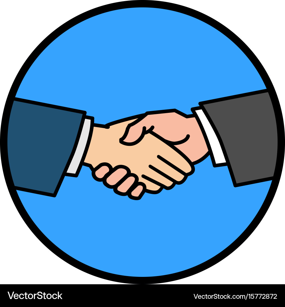 Handshake Royalty Free Vector Image - VectorStock