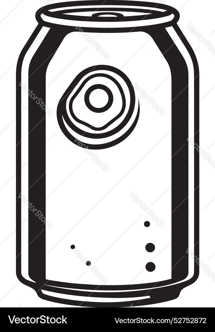 Pop parade vibrant soda can emblem refreshing Vector Image