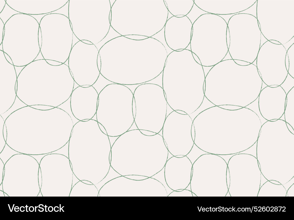 Sea stone stylish pattern with green drawing Vector Image