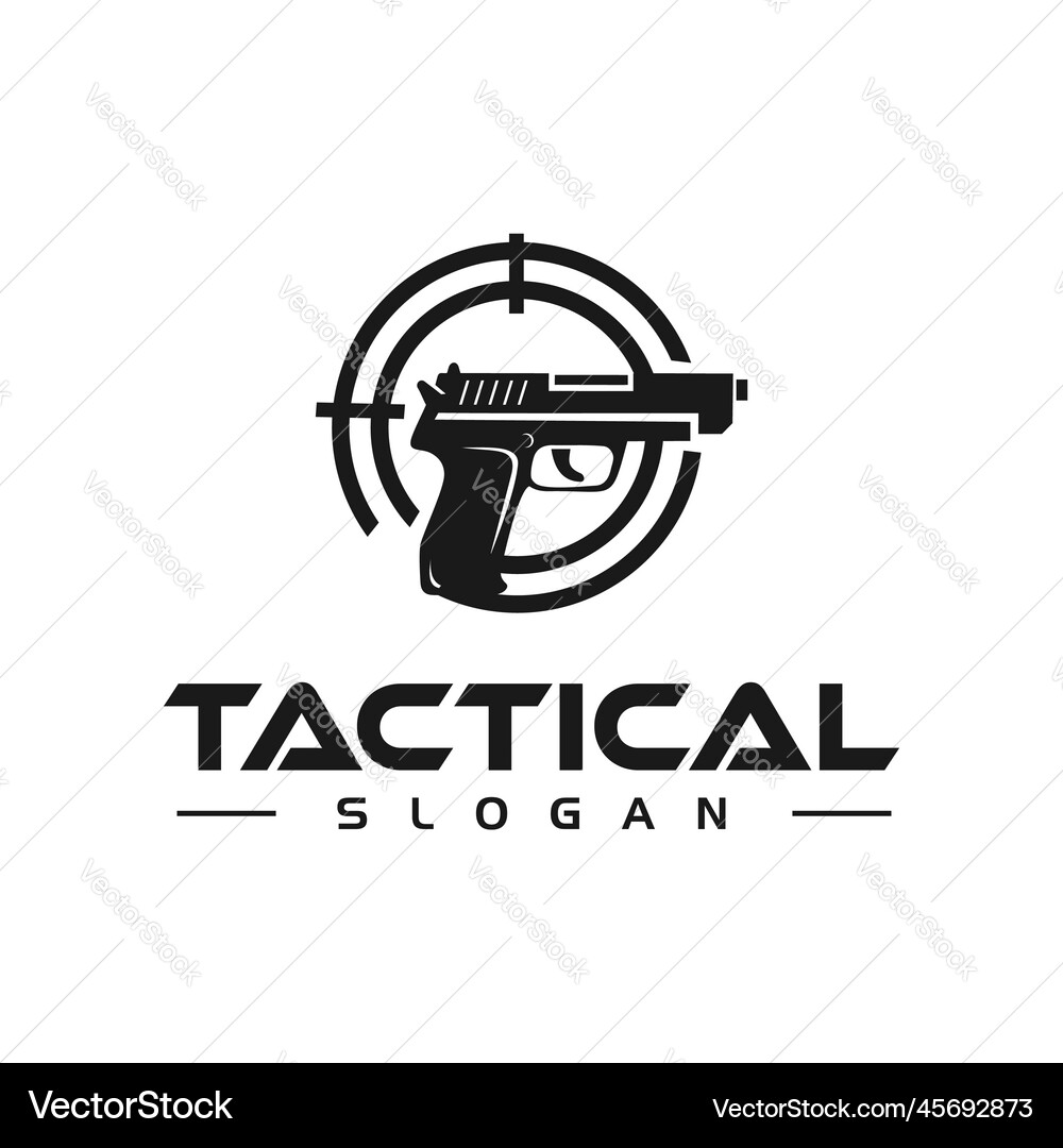 Shield with Crossed Guns Vector Images (over 990)