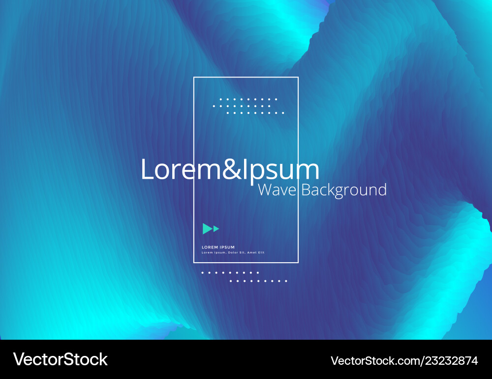 Motion blue wave background Royalty Free Vector Image