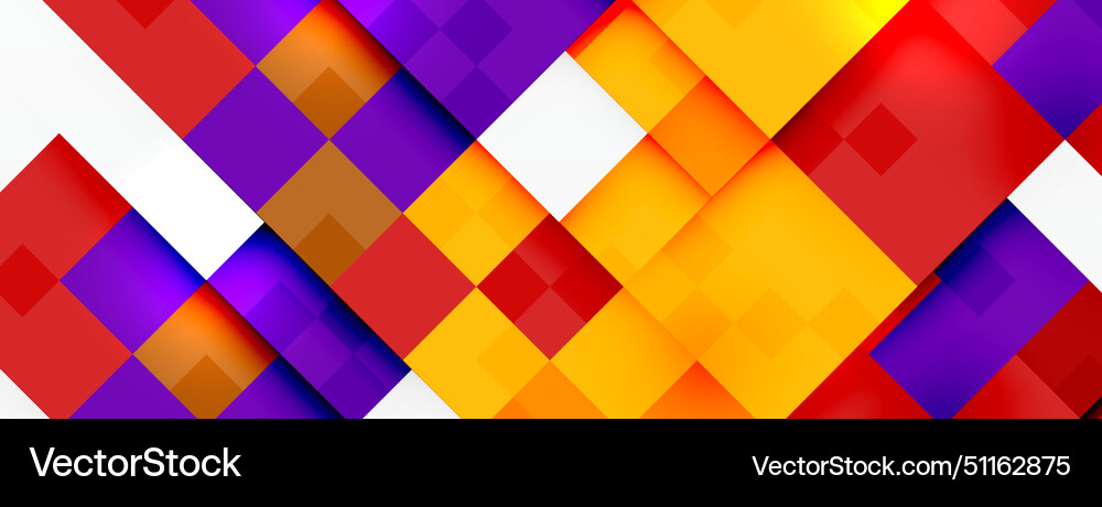 Colorful background with red yellow and purple Vector Image