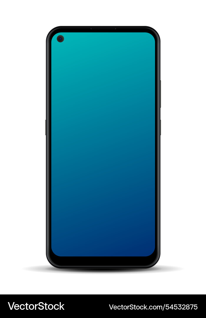 Realistic model smartphone mockup Royalty Free Vector Image