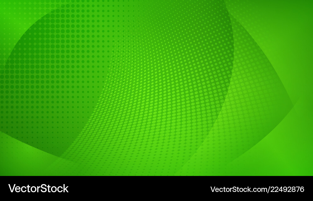 Abstract Halftone Green Background Royalty Free Vector Image