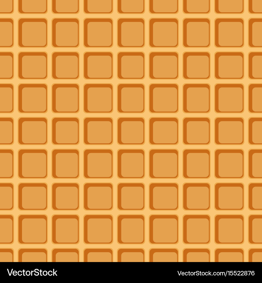 Waffle seamless pattern Royalty Free Vector Image