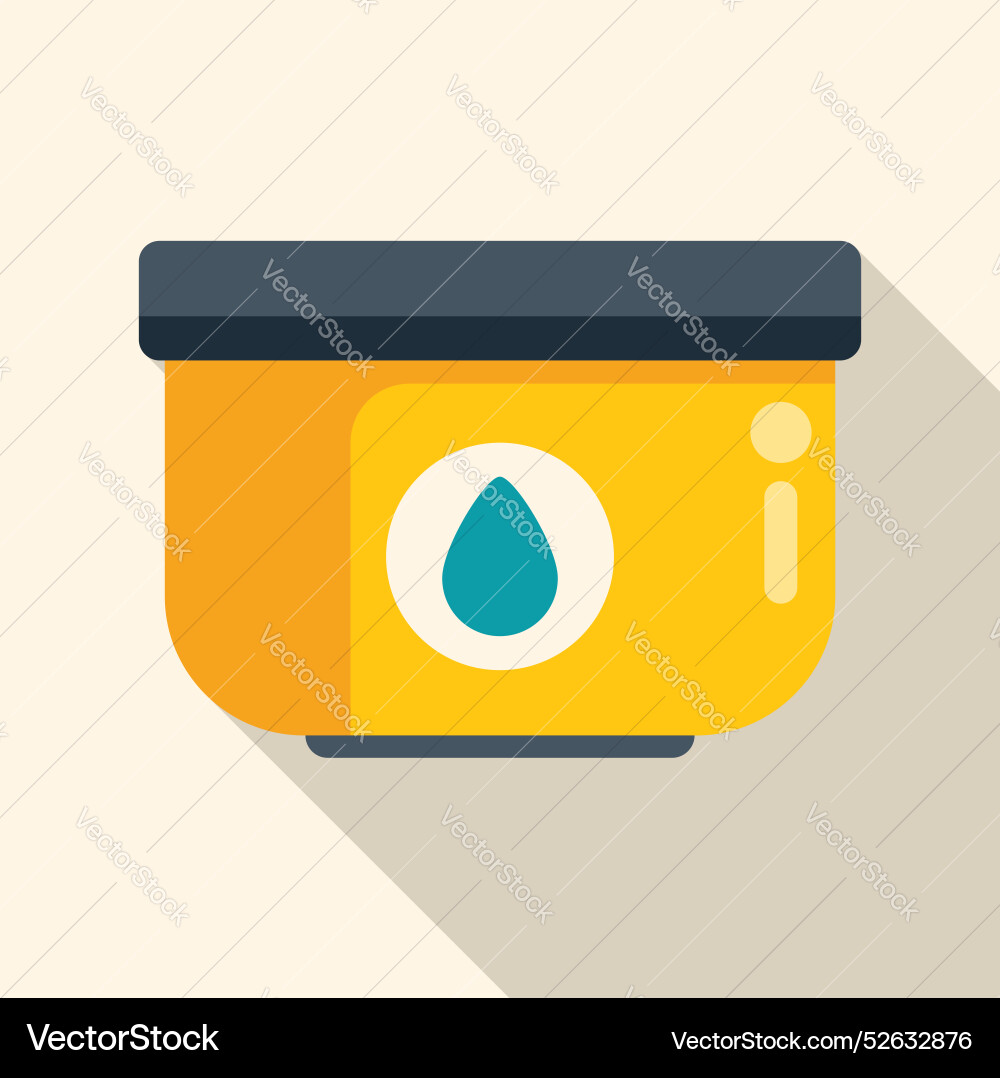 Water tank icon showing a container for holding Vector Image