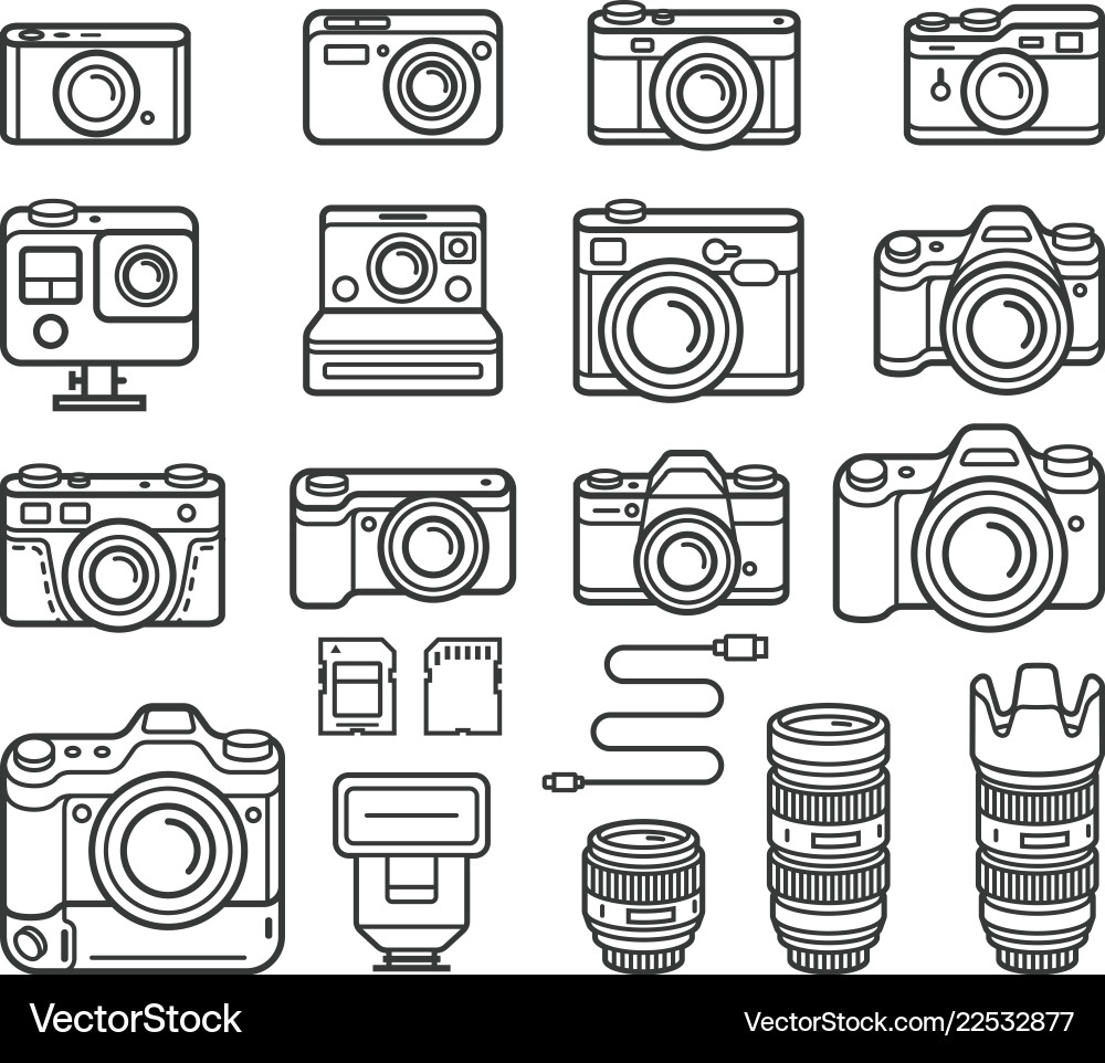 Dslr Camera Symbol Vector Images (over 4,000)