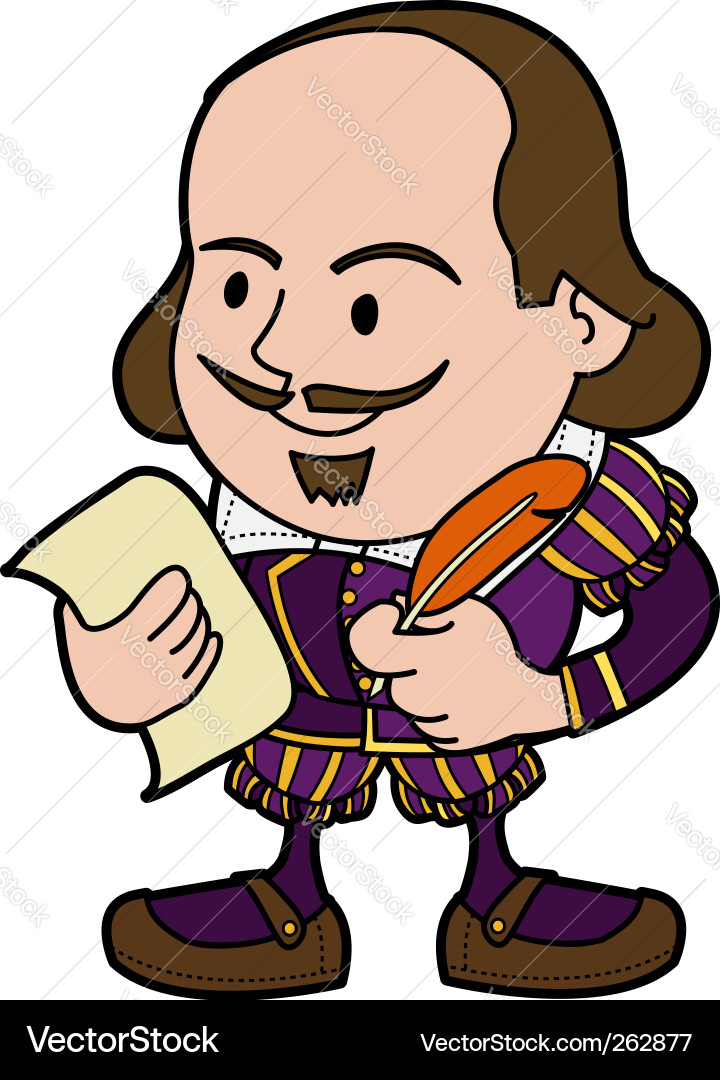 Shakespeare Royalty Free Vector Image - VectorStock