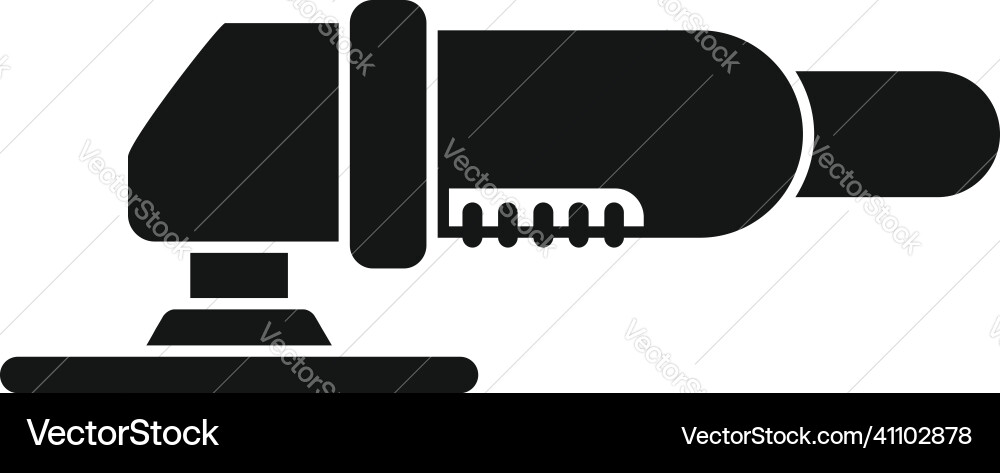 Factory grinding machine icon simple Royalty Free Vector