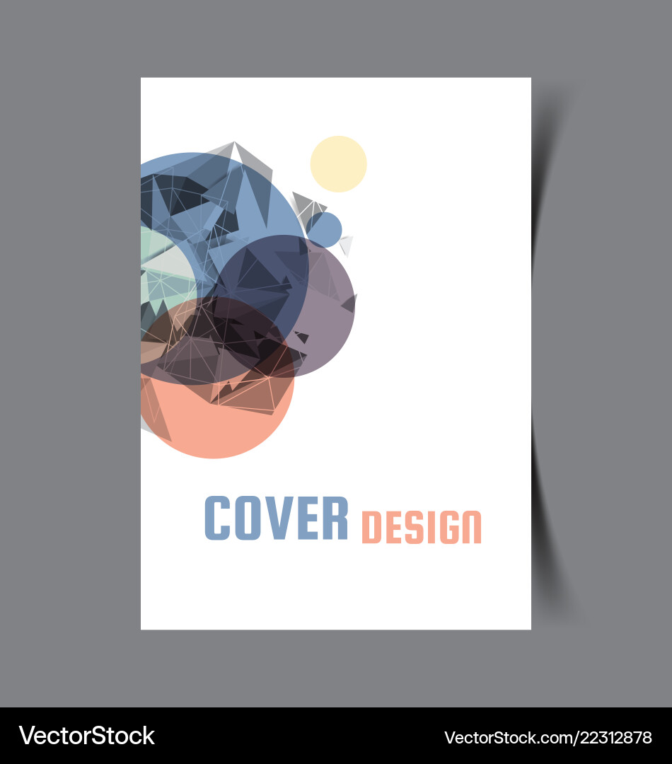 Modern Cover Template Royalty Free Vector Image