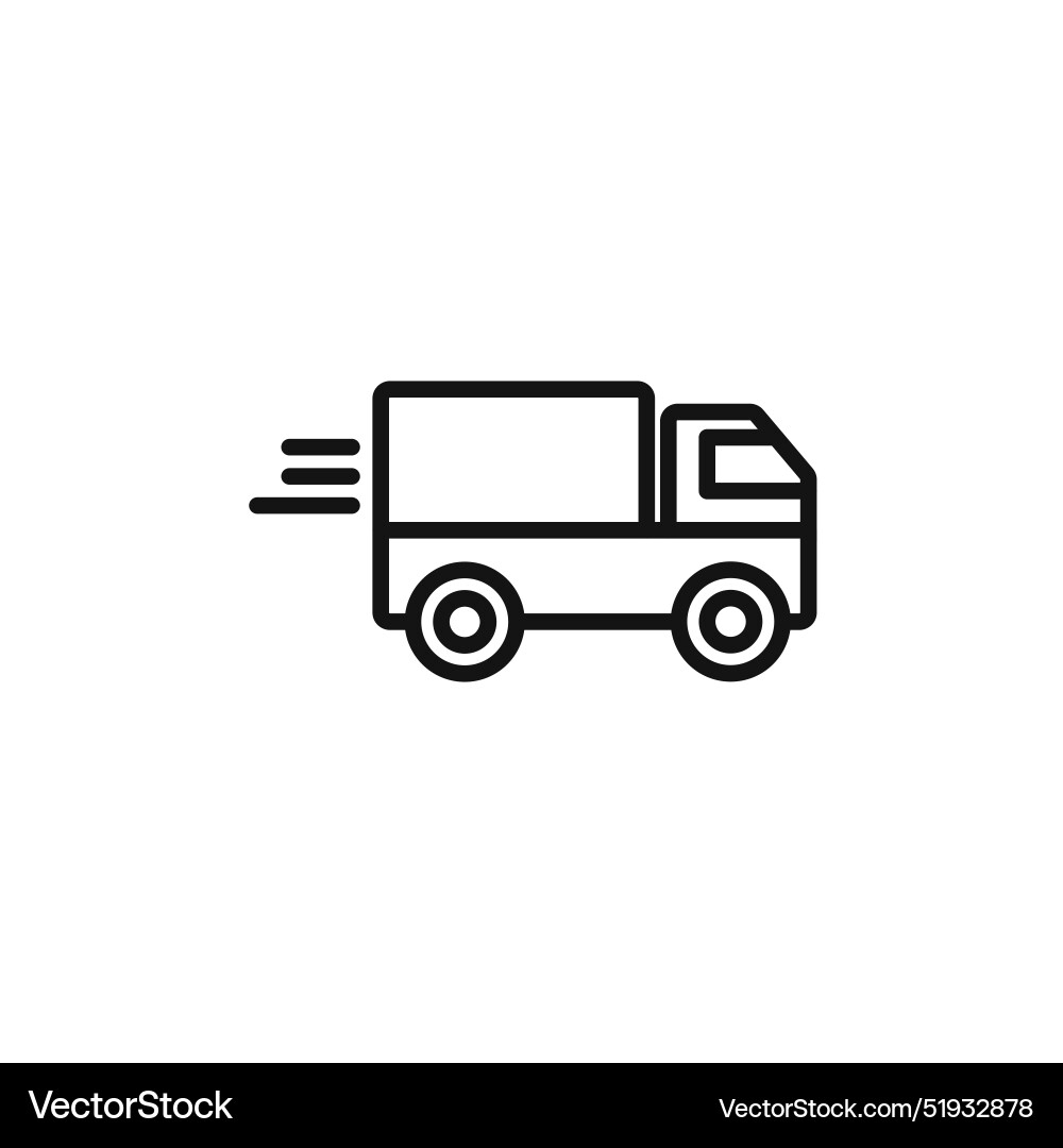Moving truck icon perfect for relocation services Vector Image