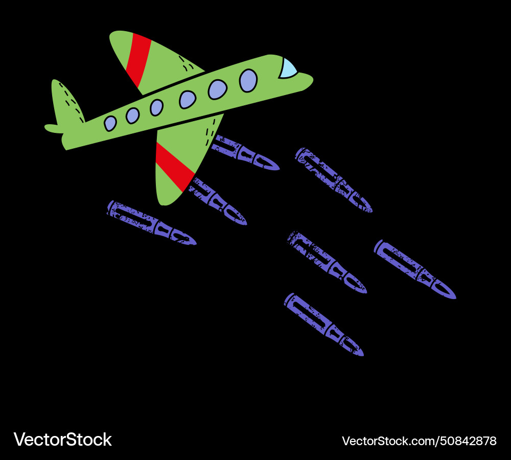 Plane Royalty Free Vector Image - VectorStock