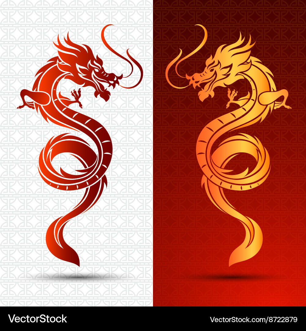 Chinese dragon Royalty Free Vector Image - VectorStock