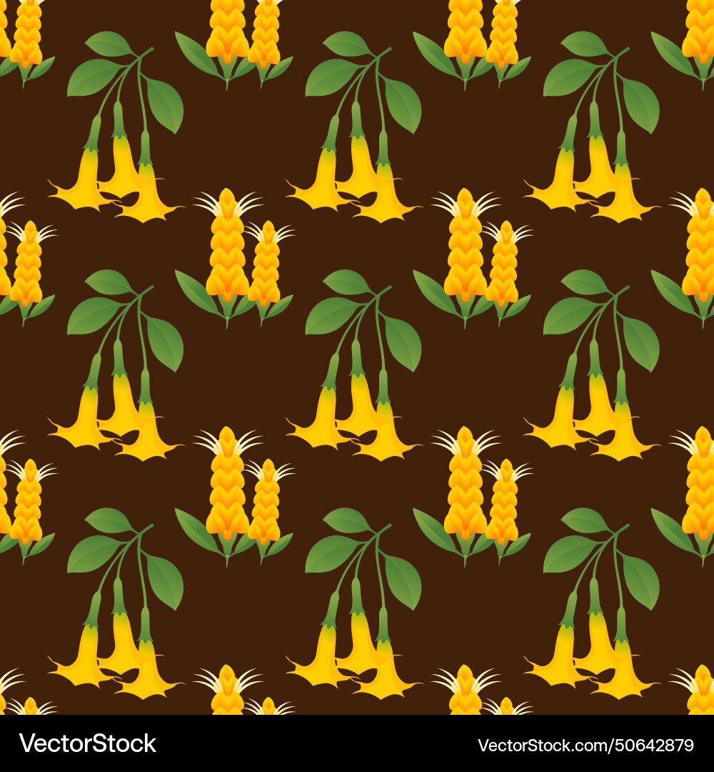 Free watercolor summer pattern design Royalty Free Vector